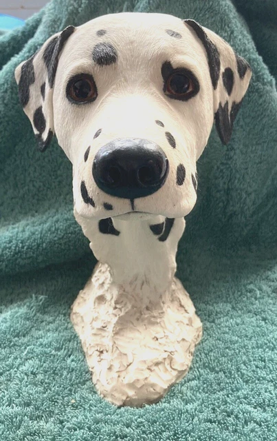 SHERRATT & SIMPSON DALMATIAN 55105 Large Head Bust Figurine Ornament Ex ...