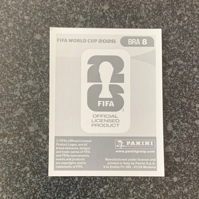 PANINI FIFA WORLD Cup 2026 Wesley Player Portrait Sticker BRA 8 £1.16 ...