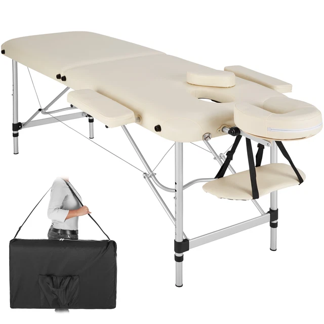 Table Banc Lit De Massage Pliante Cosmetique En Aluminium Esthetique