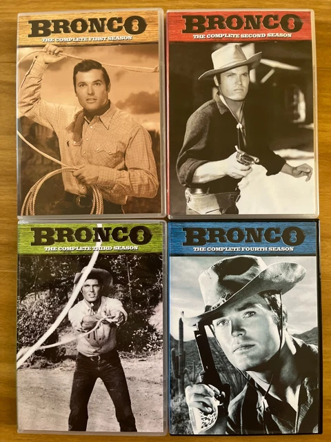BRONCO: THE COMPLETE Series Seasons 1-4 Western DVD 0 Region free $90. ...