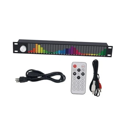 DIGITAL EQUALIZER, AUDIO Spectrum Analyzer, Dual Channel 15-Band ...