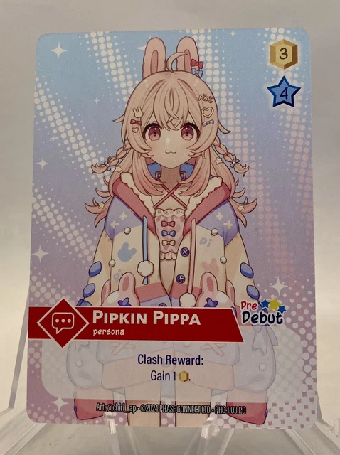 PIPKIN PIPPA OSHI Push tcg Anime Expo 2024 promo x1 vtuber EUR 4,62 ...