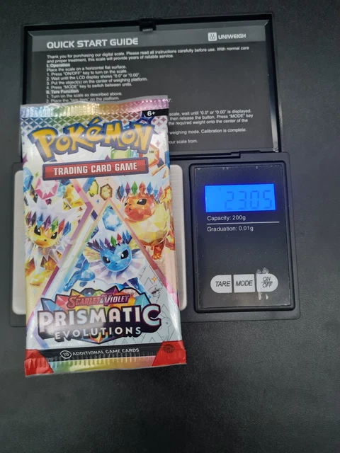 POKÉMON TCG - Prismatic Evolutions Booster Pack - Sealed - HEAVY PACK ...