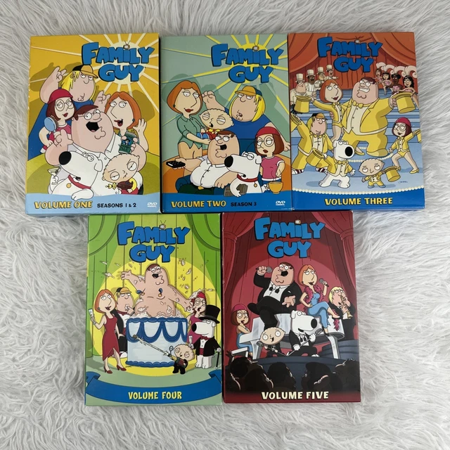 FAMILY GUY DVD Box Set Volumes 1-5 Animation Comedy Special Features £ ...