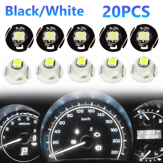 20X WHITE T4 T4.2 Neo Wedge LED Dash A/C Climate Control HVAC Switch ...