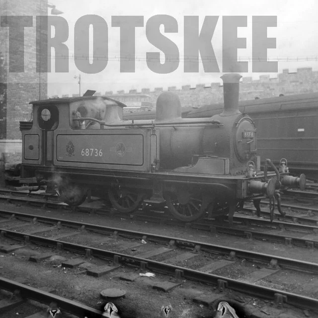 LARGER NEGATIVE BR British Railways Steam Loco 68736 Class J72 York ...