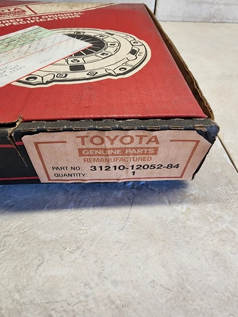 NOS OEM CLUTCH Cover Assembly 1981-1983 Toyota Starlet 3121012052 $111. ...