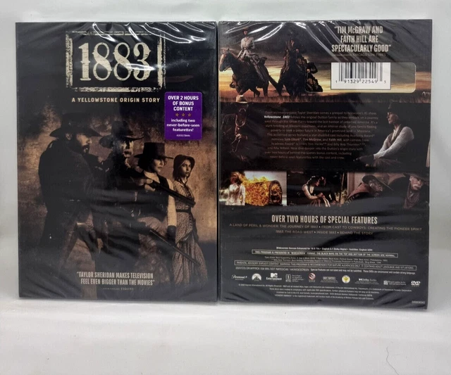 1883 A YELLOWSTONE Origin Story Season Complete Series 1 DVD Box Set ...