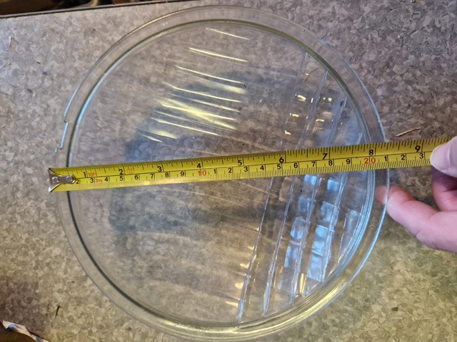 VINTAGE 8 INCH HEADLAMP GLASS 2B40 Light Lens Lucas? Rotax Morris ...