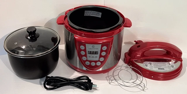 COOKS ESSENTIAL 4QT Stainless Steel Digital Pressure Cooker K44020 ...