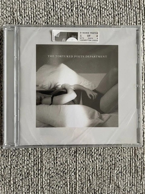 TAYLOR SWIFT THE Tortured Poets Department TTPD CD + Bonus Track The Manuscript £5.00 - PicClick UK