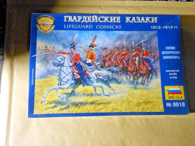 SOLDATINI 1/72 ZVEZDA 8018 - Guardia Cosacca Guerre Napoleoniche - Box ...
