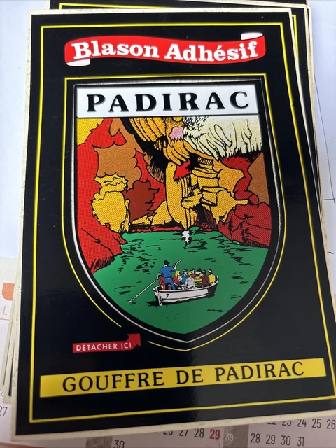 PADIRAC GOUFFRE Écusson Blason Adhésif Villes Province De France EUR 2,40 - PicClick FR