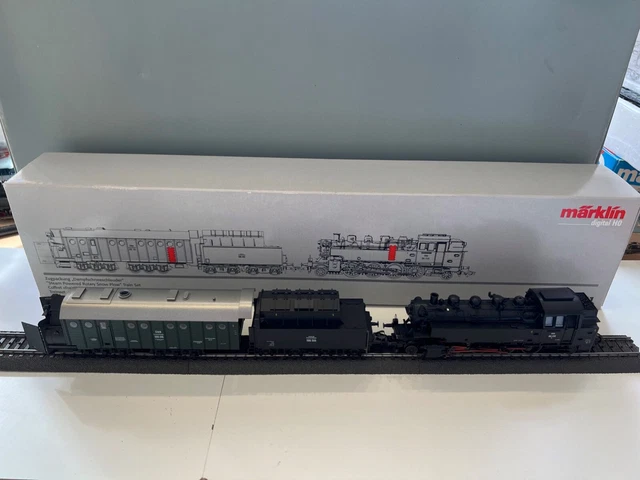 MARKLIN HO 26831 Locomotiva A Vapore Br 86 Db Con Spazzaneve Rotativo ...