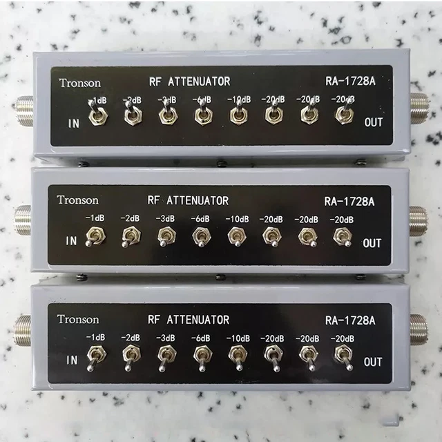 VARIABLE/STEP ATTENUATORS RF ATTENUATOR 82DB 50Ω for Ham Radio ...