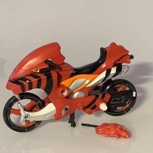 POWER RANGERS JUNGLE Fury Red Tiger Strike Cycle Bike & Firing Missile ...