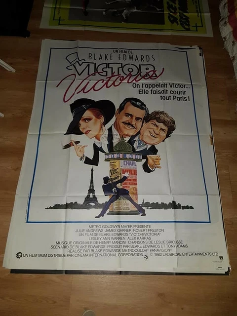 AFFICHE DE CINÉMA d'époque du film: VICTOR VICTORIA de 1982 (120x160cm ...