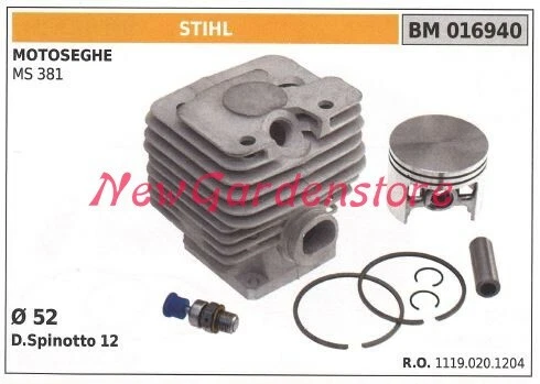 STIHL SEGMENT PISTON Cylinder Chainsaw Engine MS 381 016940 $153.55 ...
