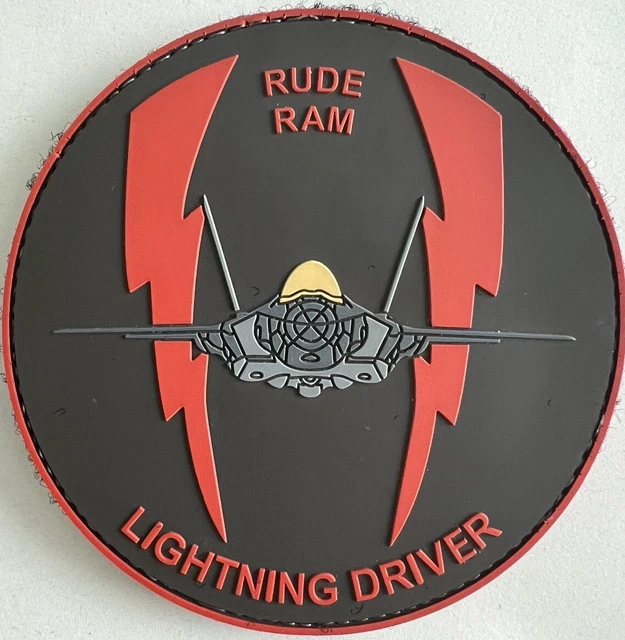 USAF 34TH FIGHTER Squadron ‘Rude Ram’ F-35A Panther Driver Patch. $19. ...