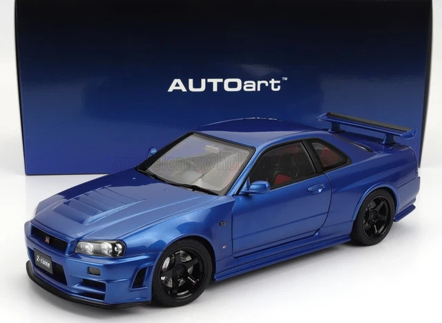 1:18 AUTOART NISSAN Skyline GT-R R34 Z-Tune 2005 bayside blau Modellauto EUR 239,99 - PicClick DE