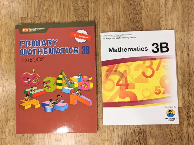 MY FATHER'S WORLD Homeschool Singapore Mathematics 3B Textbook And ...