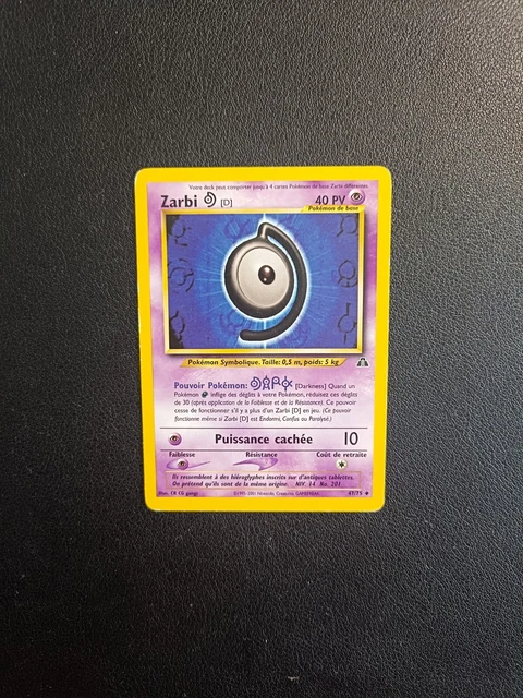 CARTE POKÉMON ZARBI D 47/75 Neo Discovery Wizards FR EUR 5,00 - PicClick FR