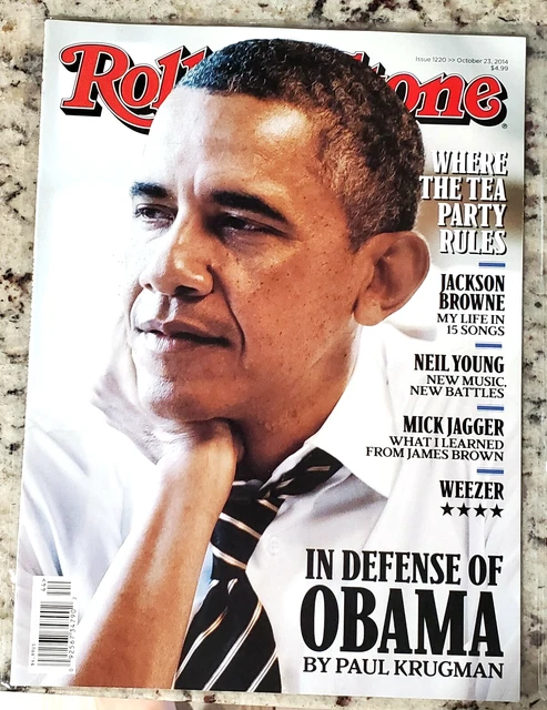 BARACK OBAMA MAGAZINE ROLLING STONE October 2014 - NO LABEL - NEW £9.62 ...