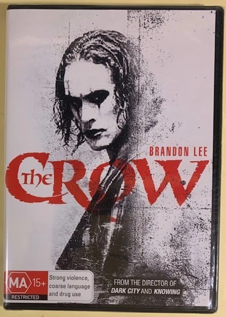 THE CROW - Dvd, Brandon Lee, Australian Region 4, Sealed Brand New $7. ...