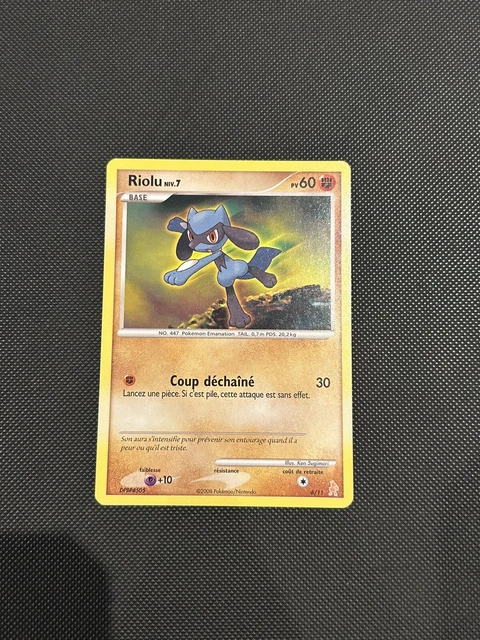 CARTE POKÉMON riolu 6/11 Trainer Kit Diamant Et Perle FR EUR 2,90 ...