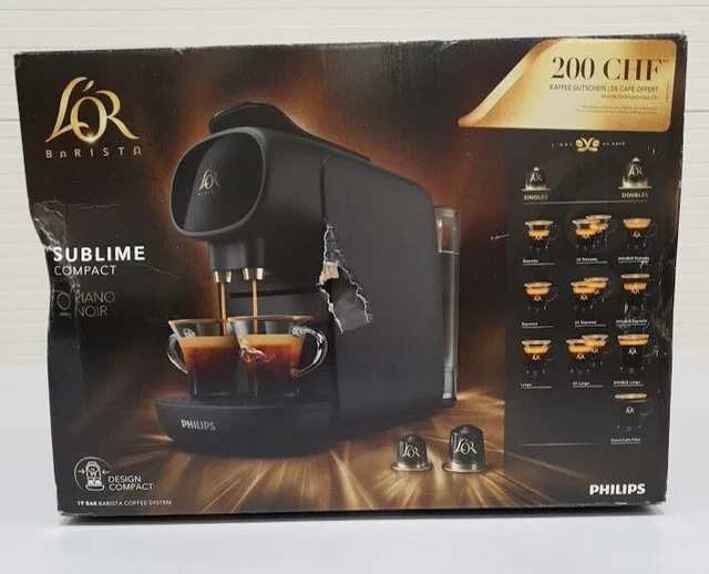 PHILIPS LOR BARISTA Sublime Compact Capsule Coffee Machine 19 Bars ...