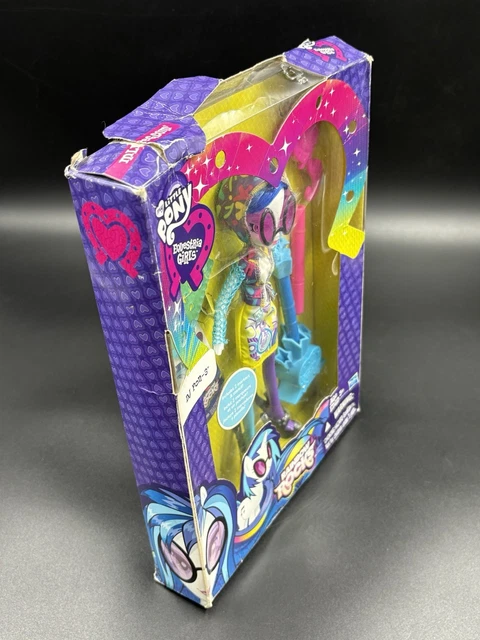 MY LITTLE PONY Equestria Girls DJ PON-3 Rainbow Rocks Doll NIB Damaged ...