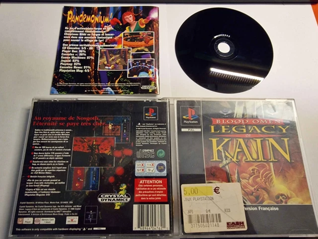 BLOOD OMEN LEGACY Of Kain Complet Sony PS1 FR complet EUR 49,00 ...