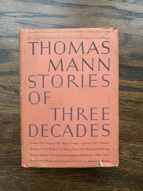 THOMAS MANN STORIES of Three Decades 1936 HC with DJ and Colophon $8.95 ...