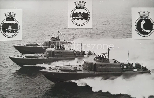 BRITISH ROYAL NAVY HMS Sabre/Cutlass/Scimitar Training Sq Photograph 5 ...