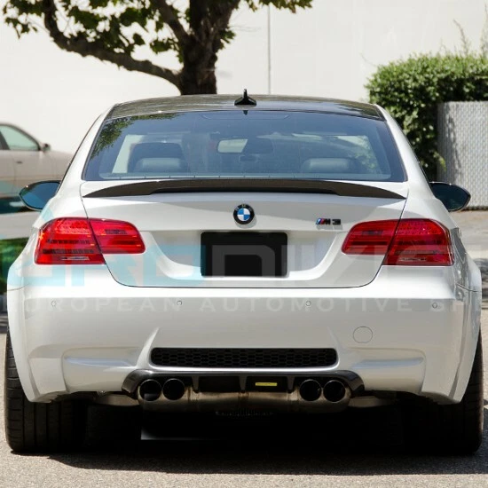 BMW E92 COUPÉ 3 Series Look Carbone Boot Boot Spoiler Lèvre High Kick ...