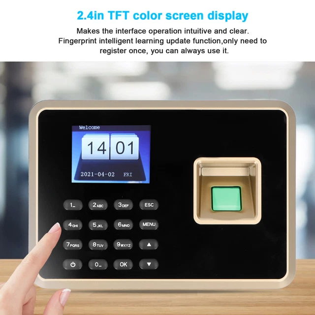 2.4IN ATTENDANCE MACHINE Fingerprint Biometric TFT Colour Screens ... 2.4IN ATTENDANCE MACHINE Fingerprint Biometric TFT Colour Screens ...