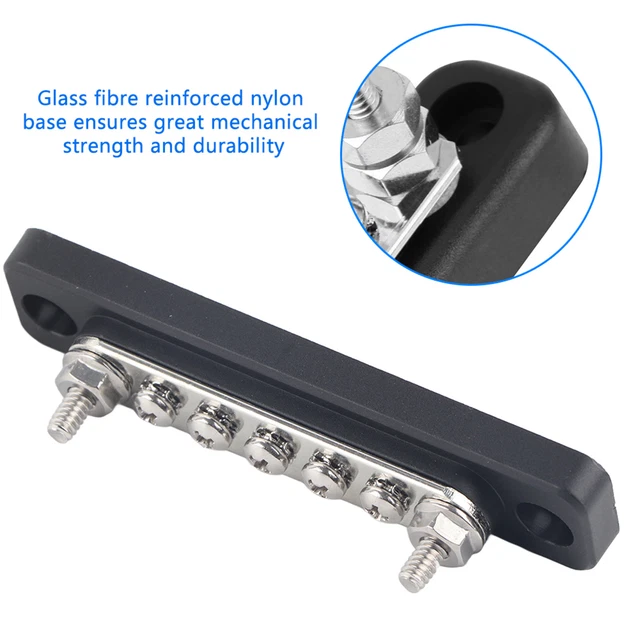 5 POSITIONS BUS Bar Terminals Barrier Strip For Bus Bar For ...