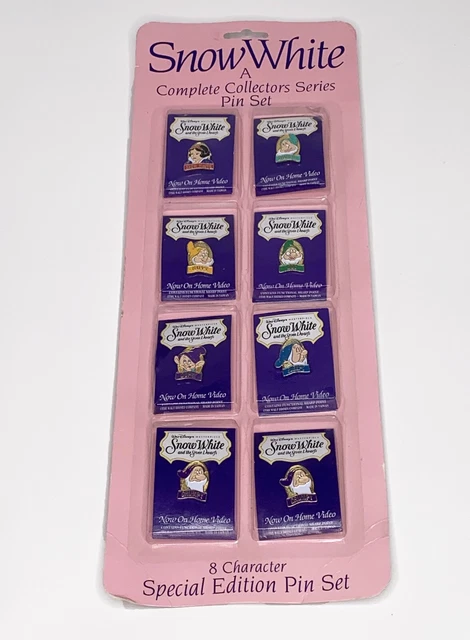 DISNEY SNOW WHITE Complete Collectors Special Edition ERROR Pin Set New ...
