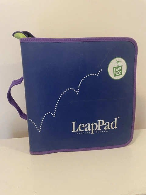 LEAP FROG LEAPPAD Learning System With Books & Cartridges & Storage ...