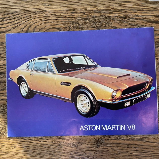 1973 ASTON MARTIN V8 Series I Prestige Official Brochure EUR 42,99 ...