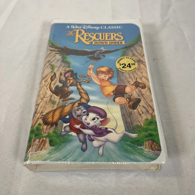 THE RESCUERS DOWN Under (VHS, 1991) Disney Clamshell Brand New Factory ...