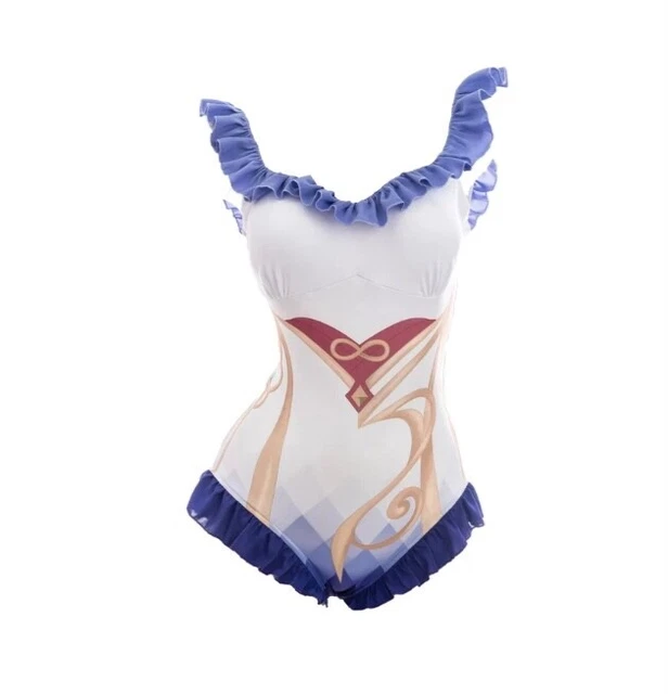GENSHIN IMPACT GANYU Swimsuit Cosplay Costume Women Girl Swimming Anime ...