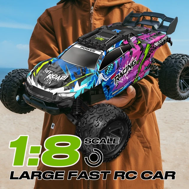 1:8 SCALE HIGH Speed Off Road RC Car 50KM/H Proportional 2.4GHz Remote ...