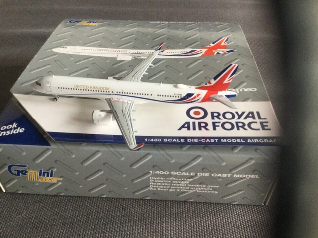 RAF AIRBUS A321 neo UK Livery G-XATW Gemini Macs Model 1:400 Scale ...