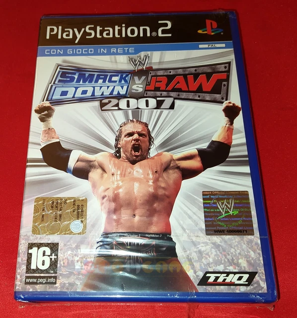 WWE SMACKDOWN VS. 2007 RAW + DVD PS2 Italian Version NEW SEALED £10.28 ...