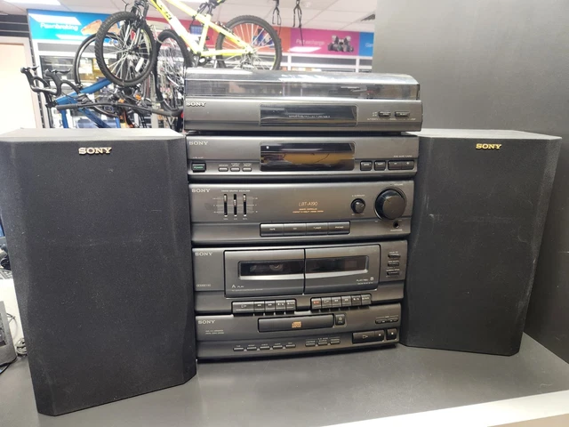 RETRO SONY LBT-A190 Full Hifi System With Speakers CD Radio Tuner ...
