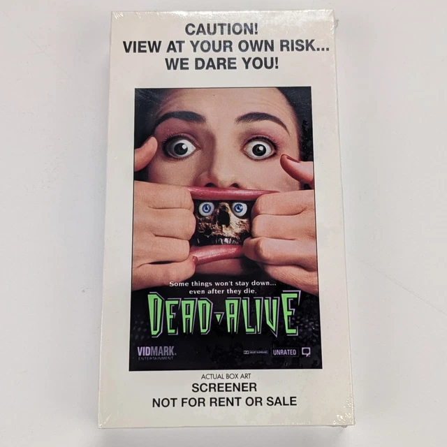 DEAD ALIVE (VHS, 1993) SEALED Peter Jackson Gore Horror RARE Demo ...