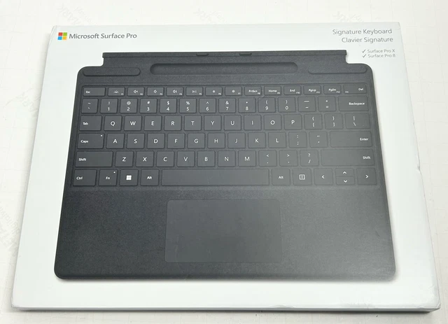 MICROSOFT SURFACE PRO Signature Type Cover 1864 excellent condition PRO ...