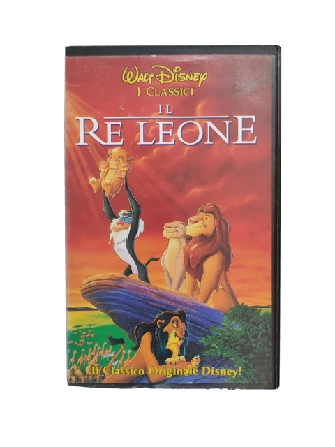 IL RE LEONE VHS italiano WALT DISNEY Ottobre 1995 Ologramma tondo I ...