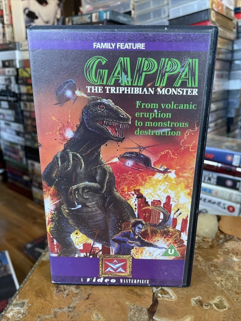 GAPPA THE TRIPHIBIAN Monster Small Box Vhs Tape £10.00 - PicClick UK